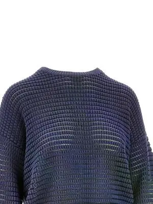 Emporio Armani Perforated Knit Sweater