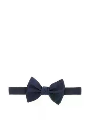 Emporio Armani Silk Bow Tie - Blue