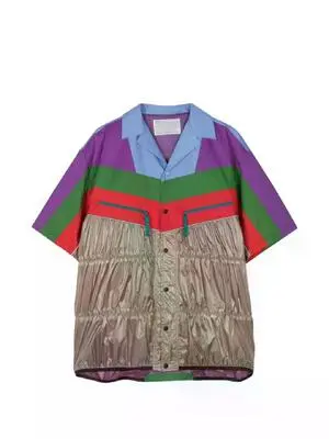 Kolor Panelled Zip Shirt