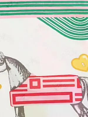 Hermès 2000-2026 Garde Robe Pop Silk Triangle Scarf Scarves