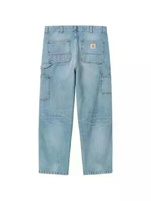 Carhartt Work In Progress Og Double Knee Denim Trousers - Blue