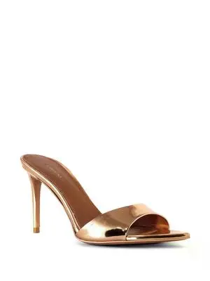CASTAGNA Alixia Metallic-effect Sandals