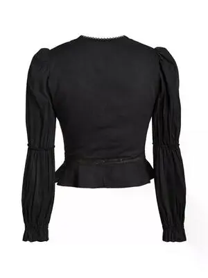 REFORMATION Meadowlark V-neck Blouse