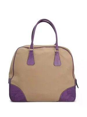 Prada Canvas Bowler Bag