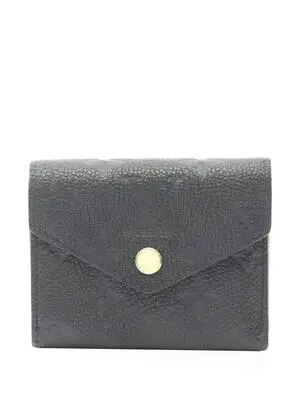 LOUIS VUITTON 2021-2026 Monogram Empreinte Portefeuille Zoe Small Wallets - Black