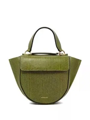 WANDLER Hortensia Lizard-effect Tote