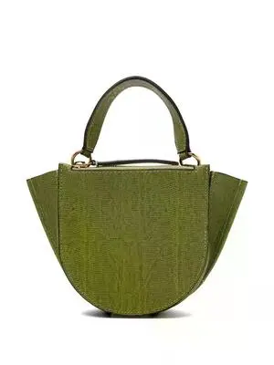 WANDLER Hortensia Lizard-effect Tote