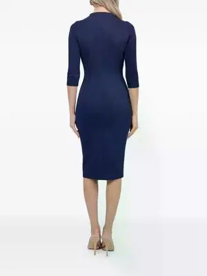 ROSERRY Zip-fastening Midi Dress - Blue