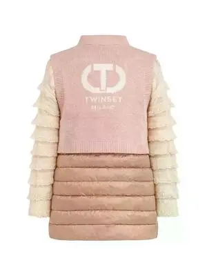 TWINSET Knitted Ruffled Jacket
