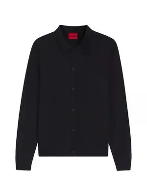 Hugo Front-Pocket Cardigan Blue