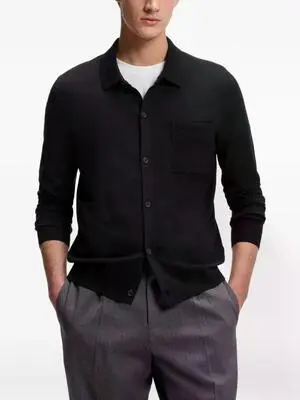 Hugo Front-pocket Cardigan - Blue