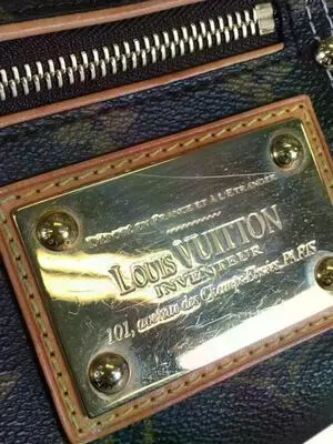 LOUIS VUITTON 2007 Monogram Sac Riveting Shoulder Bag