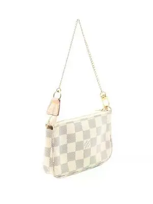 LOUIS VUITTON 2020 Damier Azur Mini Pochette Accessoires