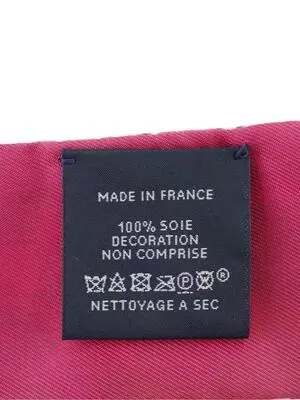 Hermès 2000-2025 Plumetis Silk Twilly Scarf Scarves - Pink