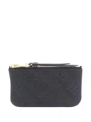 LOUIS VUITTON 2025 Monogram Empreinte Key Pouch Coin Pouch - Black