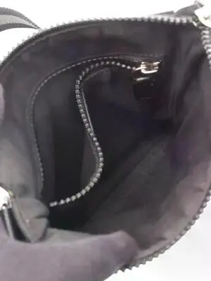Gucci Gg Nylon Web Crossbody Bag - Black