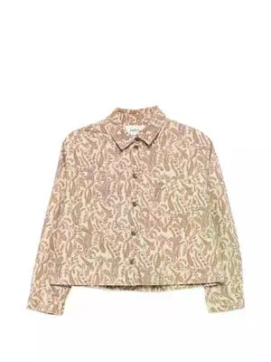 Ba&sh Tullia Paisley Cotton Jacket - Neutrals