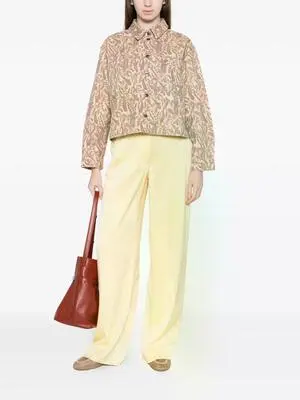 Ba&sh Tullia Paisley Cotton Jacket - Neutrals