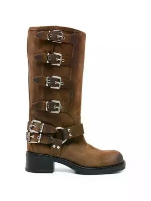 Gisel Moire Boots For Women