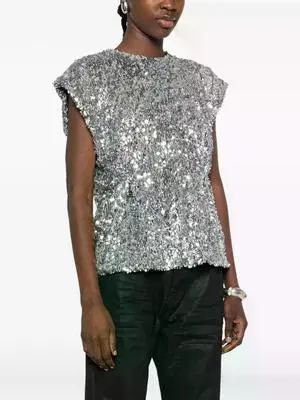 Coperni Sequined Top