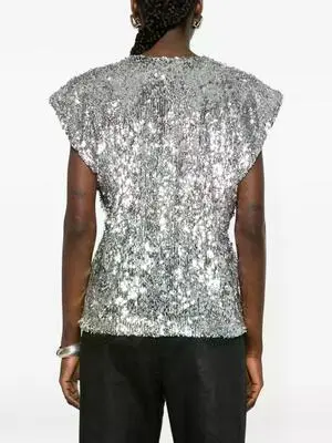 Coperni Sequined Top