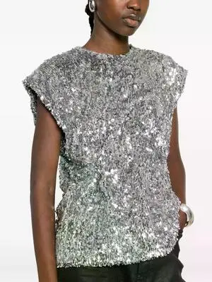 Coperni Sequined Top