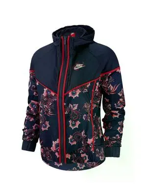Nike Floral-print Windbreaker