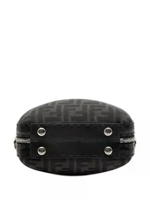 Fendi Mini Zucca Canvas Suitcase - Black