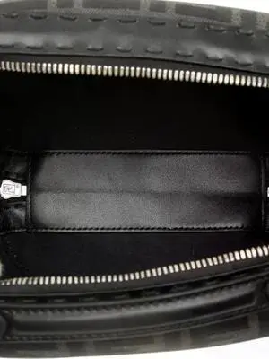 Fendi Mini Zucca Canvas Suitcase - Black