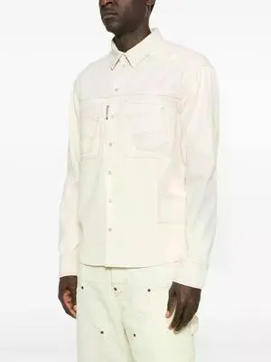 Dsquared2 Pockets Topstitch Shirt