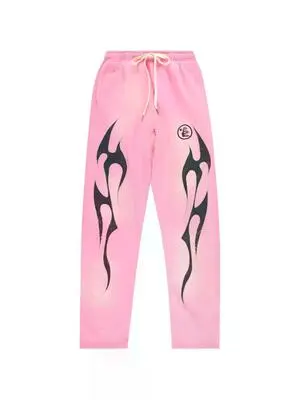 HELLSTAR Flame-print Track Pants