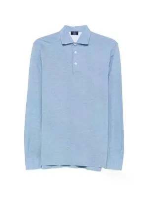 Barba Napoli Long Sleeve Polos For Men