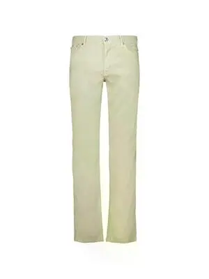 120% Lino Five-pocket Trousers - Green