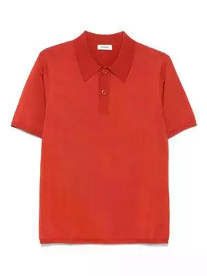Sandro Fine-knit Polo Shirt