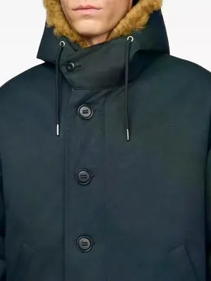 Sandro Fur-trim Button Jacket