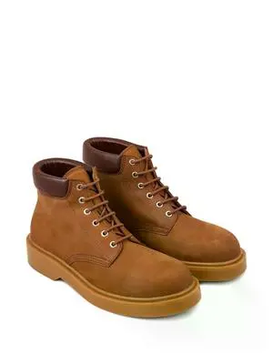 Sandro Lace-up Leather Hiking Boots