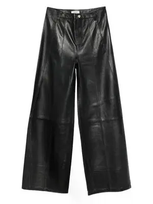 Sandro Leather Trousers