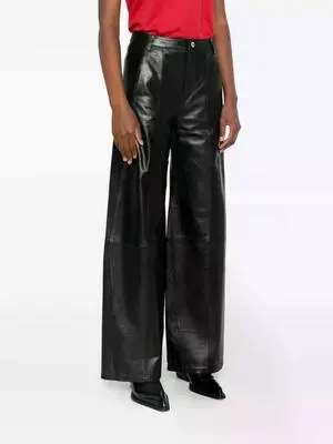 Sandro Leather Trousers