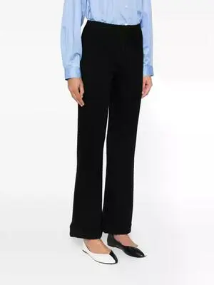 Sandro Zip-fly Flared Trousers