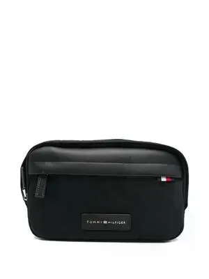 Tommy Hilfiger Logo-detail Washbag - Black