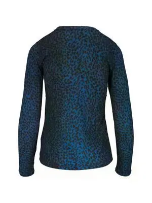 Majestic Filatures Animal Print Top - Blue