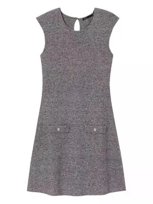 Maje Layered Mini Sweater Dress