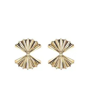 ANITA KO Fan Earrings - Yellow Gold