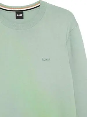 BOSS Embroidered Cotton Sweatshirt