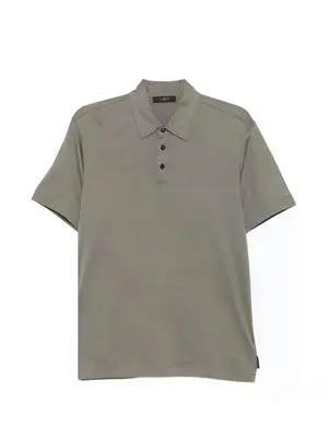 ZANONE Buttoned Polo Shirt - Grey