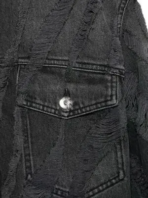 Blumarine Distressed Denim Shirt