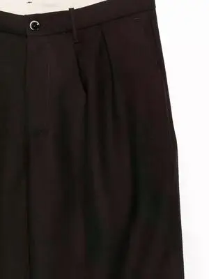 NINE:INTHE:MORNING Kai Pleated Trousers - Brown