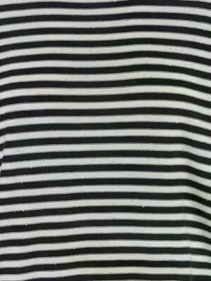 Bruno Manetti Striped Crew-neck Sweater - Black
