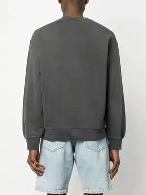 Carhartt Work In Progress Logo-patch Cotton Sweatshirt - Green