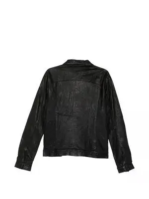 GIORGIO BRATO Leather Collared Jacket